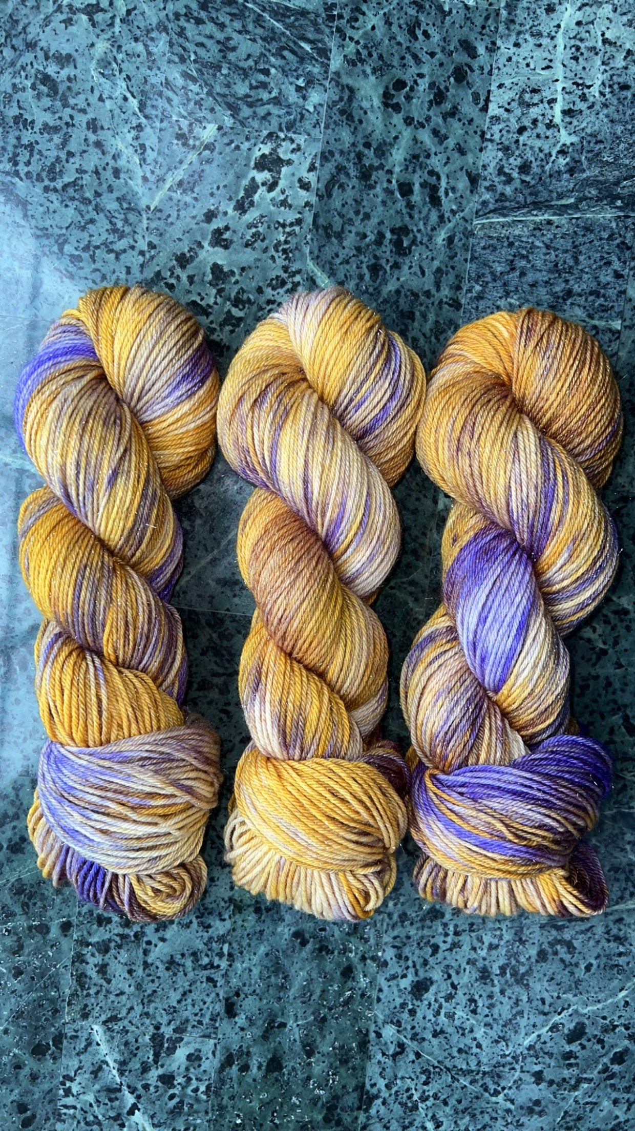 A Royal Affair - Sparkly DK Weight Merino Wool Yarn in Regal Purple and ...