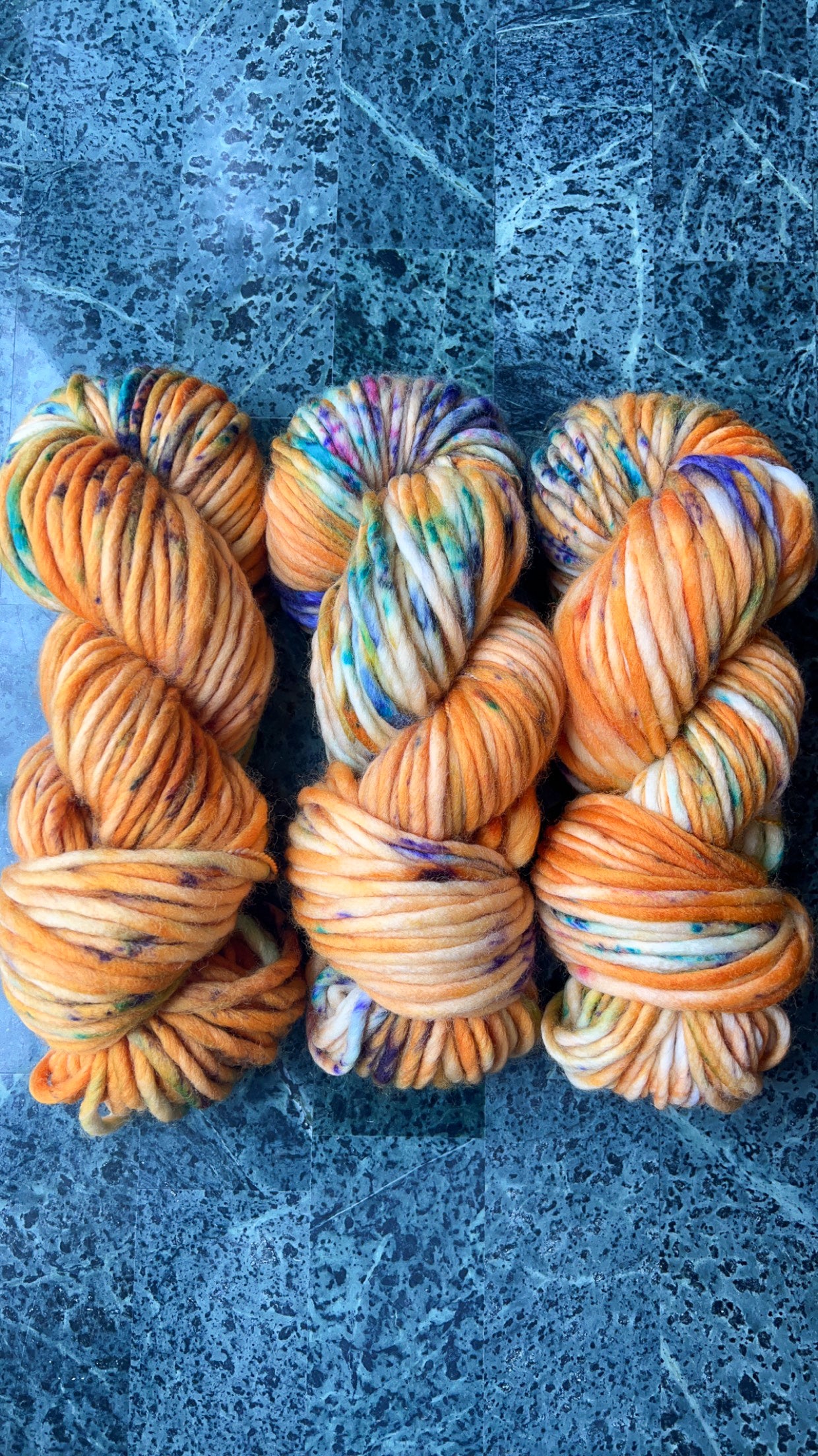 Marigold - Custom-Dyed Super Bulky Merino Wool Yarn in Gold, Emerald ...