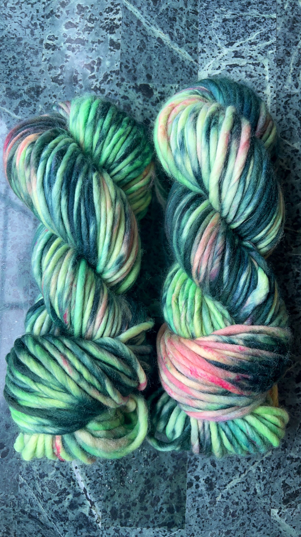 Bird of Paradise - Custom-Dyed Super Bulky Merino Wool Yarn in Vibrant ...